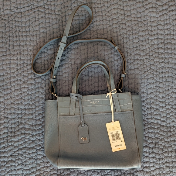 RADLEY LONDON | Bags | Elegant Blue Radley London Leather Bag | Poshmark